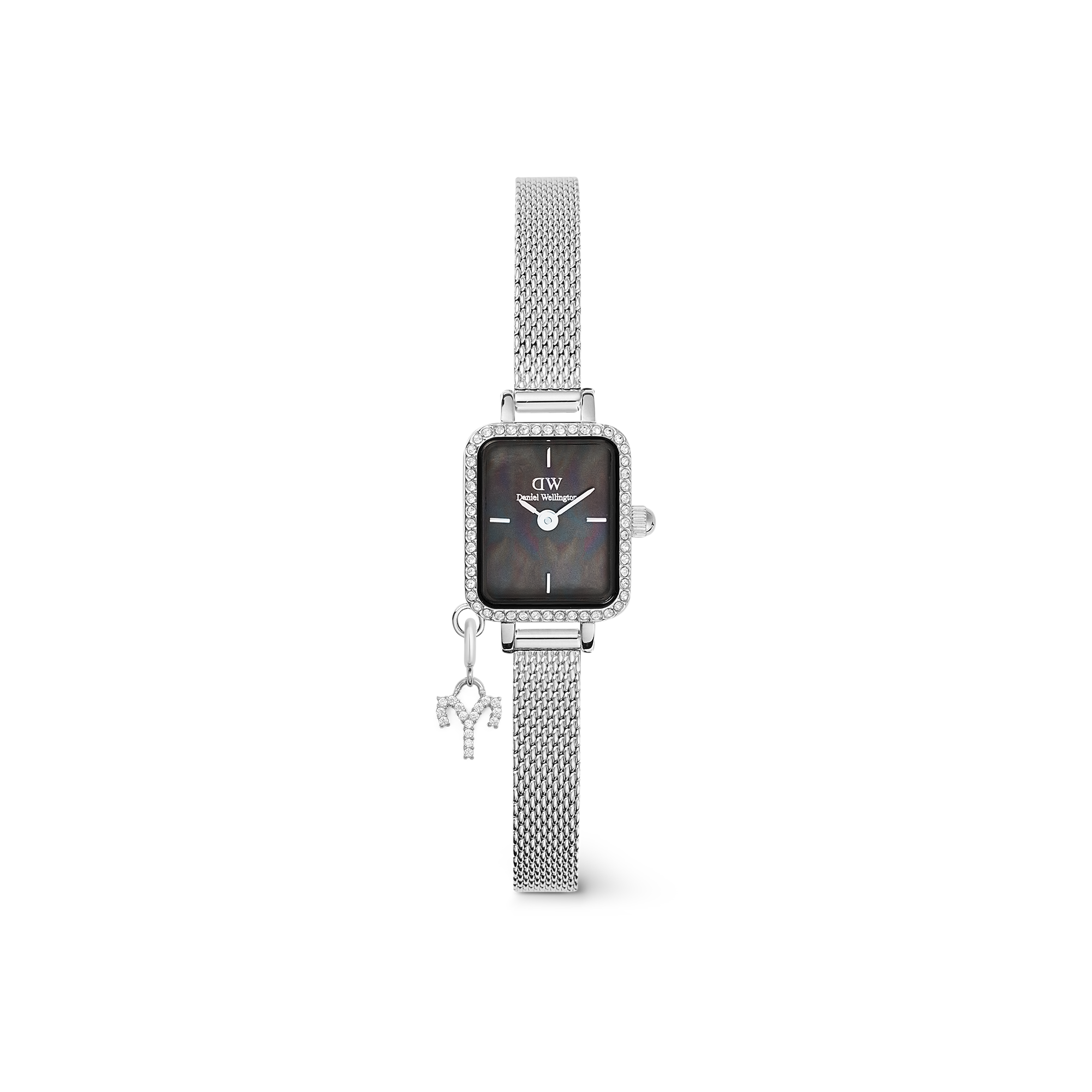 Quadro Mini Crystal Zodiac Sterling Set