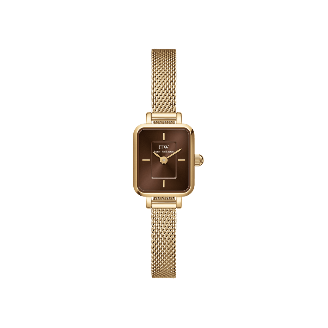 Quadro mini-amber square dial watch for women | DW